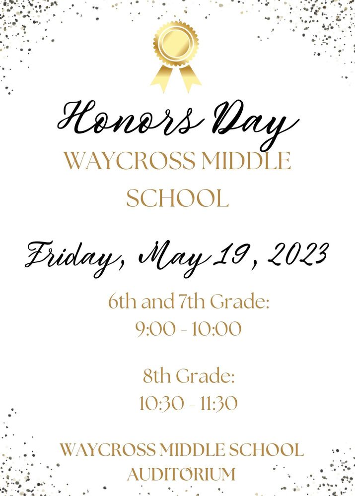 Honors Day | Waycross Middle School