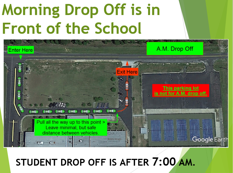 Morning drop off information | Ware County Middle School