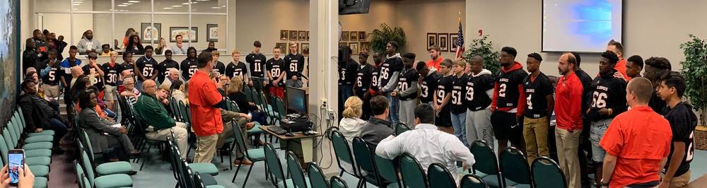Waycross Middle School Football Team Recognized as Conference Champs ...
