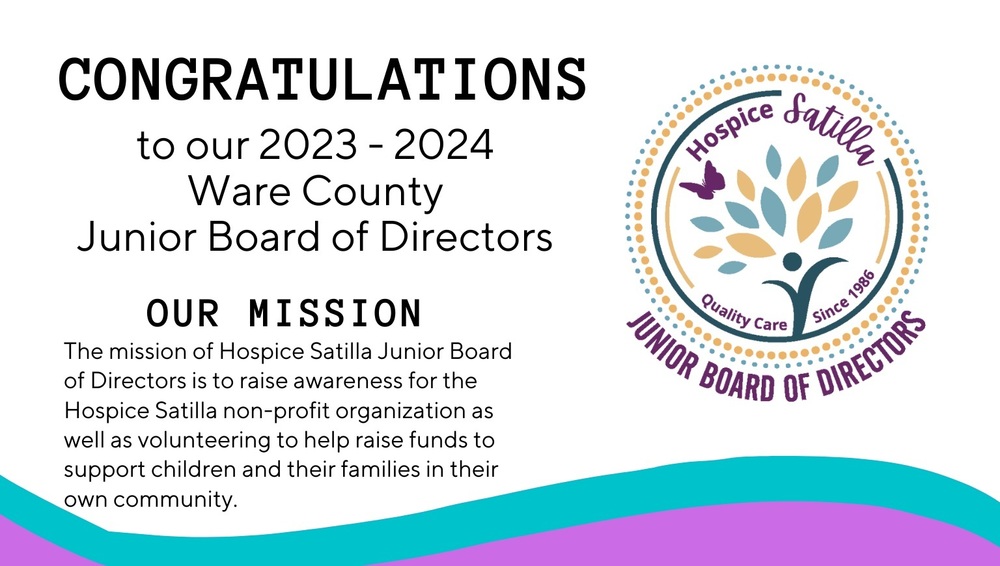 Congratulations to Hospice Satilla Junior Board of Directors! | Ware County High School