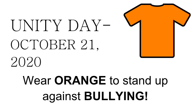 Unity Day- Oct. 21 | Memorial Drive Elementary